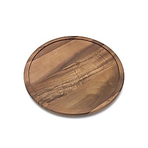 Lipper International Acacia Wood 14" Kitchen Turntable