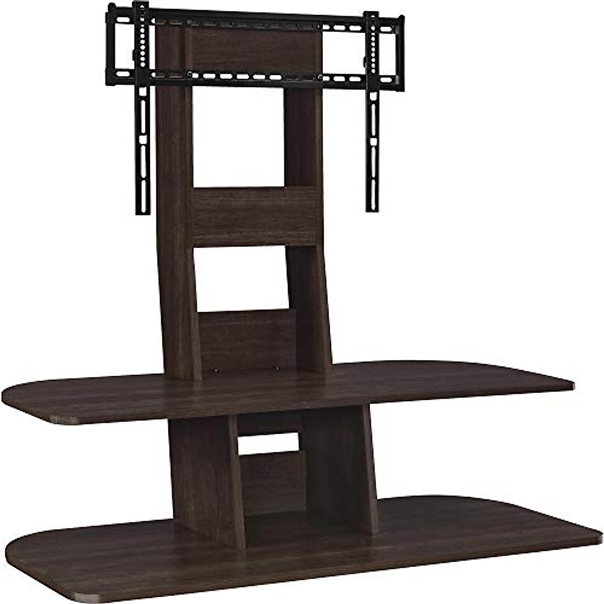 Ameriwood Home Galaxy TV Stand with Mount for TVs up to 65" Wide, Espresso