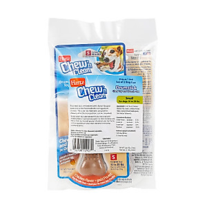 Hartz Chew ‘n Clean Chicken Flavored Drumstick Dog Treat & Chew Toy, Small, 2 Pack