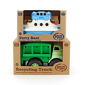 Green Toys Ferry Boat and Recycling Truck Bundle