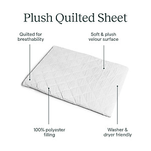 Guava Lotus Travel Crib Bundle with Quilted Sheet & Mattress | Play Yard with Lightweight Backpack Design | Certified Baby Safe Portable Crib | Folding Portable Playpen for Babies & Toddlers