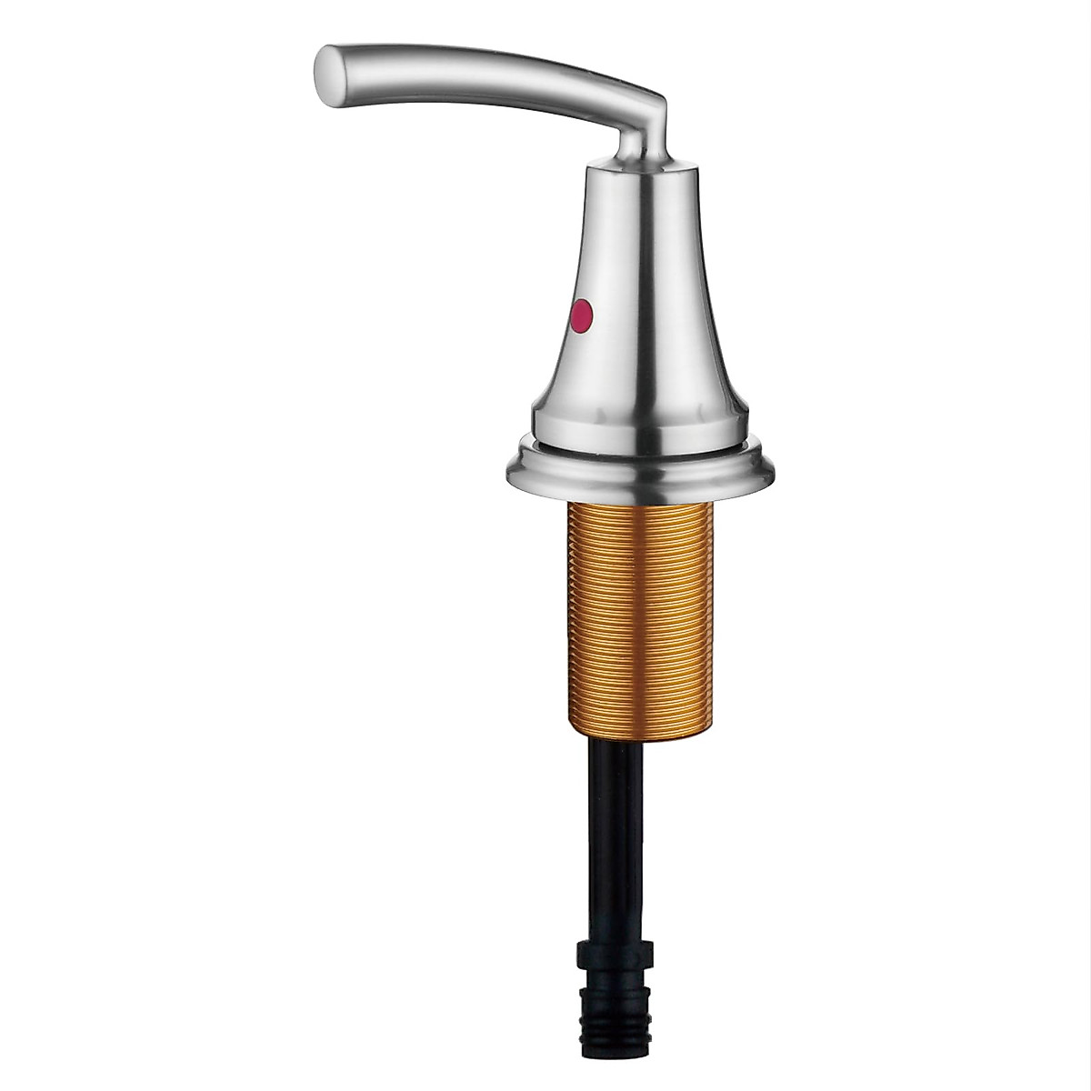 RKF Faucet- Replacement Lever Handles with Valve Faucet Accessory Faucet Parts Faucet Kit Brushed Nickel B023