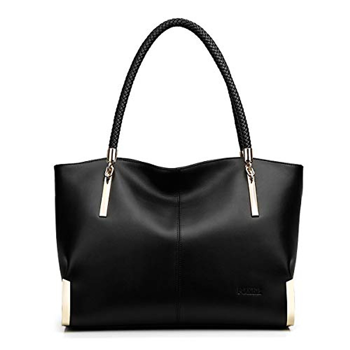 Leather Handbags for Women, Cowhide Leather Ladies Tote Shoulder Bags Pocketbook Top-handle Purse and Handbags