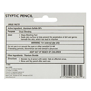 Nick Relief Styptic Pencil Twin Pack (3 Pack)