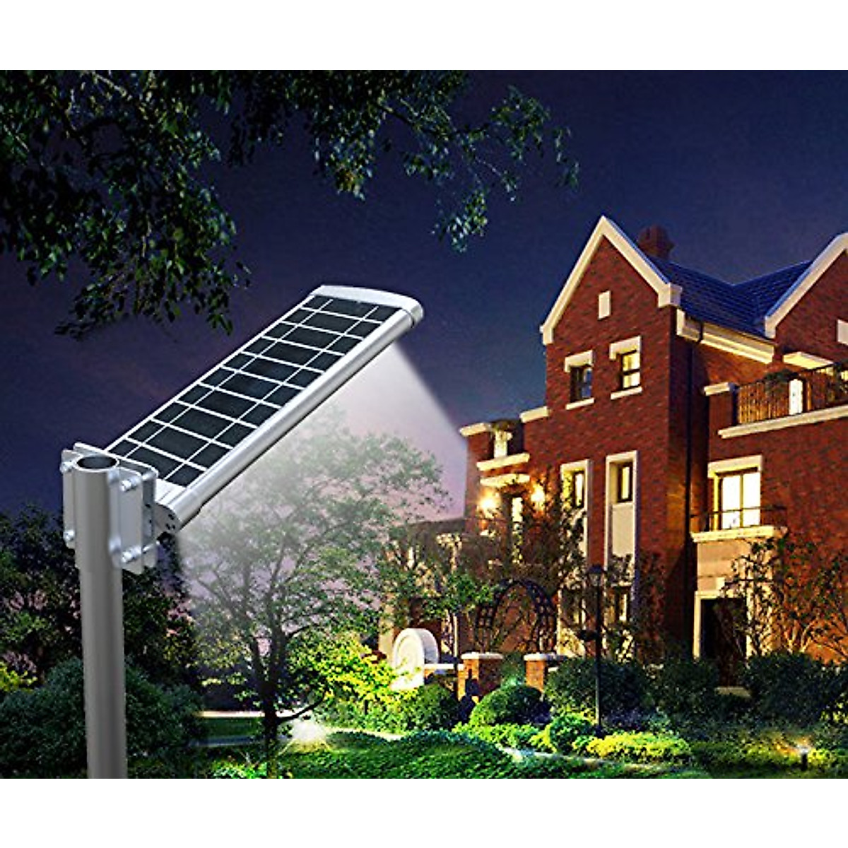 PolePalUSA Solar Street Light - 20 Watt - All in One, Fully Integrated