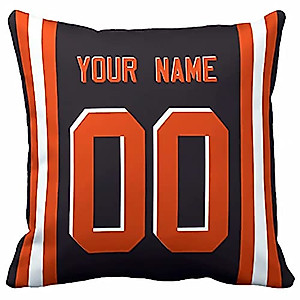 Cleveland Throw Pillow Custom Any Name and Number for Men Youth Boy Gift