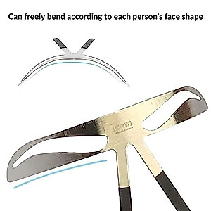 Eyebrow Ruler Measure Balance Extension Eyebrow Shape Stencil (C-EYEBROW RULER)