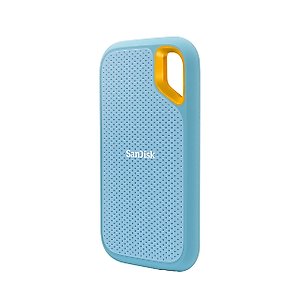 SanDisk 4TB Extreme Portable SSD - Up to 1050MB/s, USB-C, USB 3.2 Gen 2, IP65 Water and dust Resistance, Updated Firmware, Sky Blue - External Solid State Drive - SDSSDE61-4T00-G25B