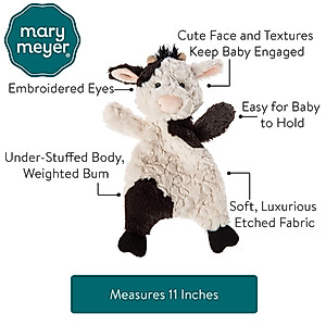 Mary Meyer Putty Nursery Lovey Soft Toy, 11-Inches, Cow