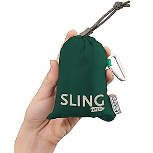 ChicoBag rePETe Crossbody Sling with Carabiner Clip | Recycled Crossbody Bag | Eco Friendly | Green Coral