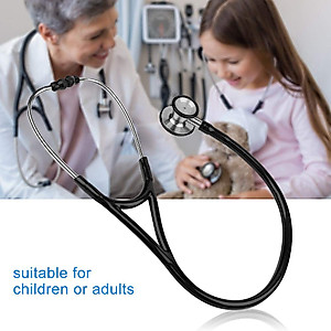 Professional Doctor Cardiology Stethoscope Acoustic Medical Auscultation Device for Children and Adults for Clinical Doctor Nurse