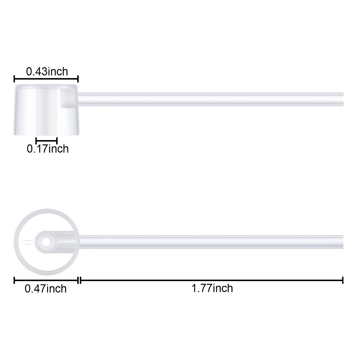 Honoson Perfume Dispenser Pump Perfume Refill Pump Cosmetic Dispenser Pump Transfer Tool for Travel Refillable Perfume Spray Bottle (24 Packs)