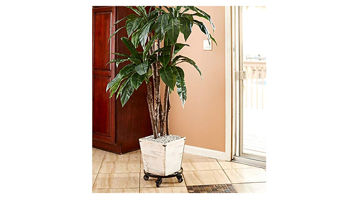 Patio Plant Trivet with Wheels - Heavy Duty Caddy