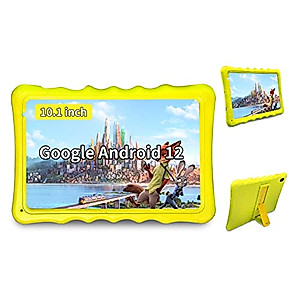 10 inch Kids Tablet, Android 12 Tablet for Kids,Google Tablet with 2GB RAM &32GB ROM,1280 * 800 IPS,2MP Front 5 MP Rear Camera,Kids Tablet with Colorful Kid-Proof Case,Ideal Kids Gift