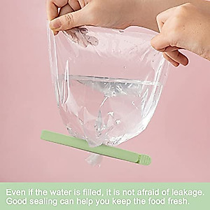 20pcs Plastic Sealing Clips, TACYKIBD Chips Clips Bag Clips Food Clips for Food and Snack Bag, Food Fresh Keeping Chips Bag Clip Clamp Sealer for Food Kitchen Home Packages (5.9 in, 4.7 in)