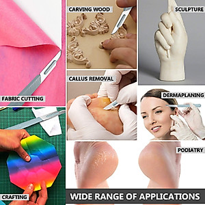 MedHelp Pack of 100 Disposable Surgical Blades 11, Size 11 Medical Scalpel Blades for Surgical Scalpel Knife, High Carbon Steel Dermablade Blades. Individually Wrapped 11 Blade