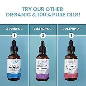 Organic Marula Oil for Face and Hair, 100% Virgin Moisturizing Beauty Oil - Cold Pressed, Natural Anti-Aging Formula - Non-greasy, Unrefined, Rich in Omegas & Antioxidants - 2oz.