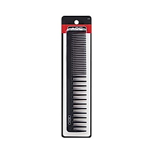 GOODY Ace Bi-function Comb, Coarse Teeth & Regular Teeth, Black, 1CT