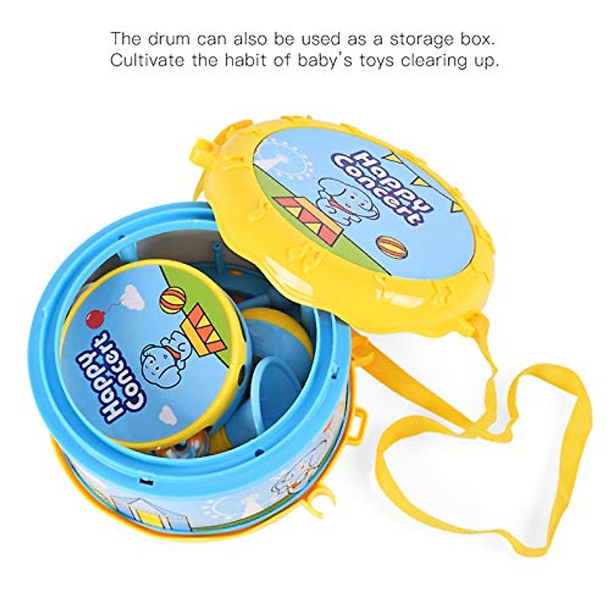 Baoli Kids Musical Instruments Toys ,Toddler Musical Instruments Toys Set Trumpet, Percussion, Maraca, Tambourine Birthday Gifts for Ages 1-3 Boys Girls and Children