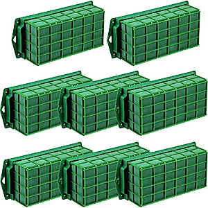 Floral Foam Cage Flower Holder with Floral Foam for Fresh Flowers Cage Bowl for Table Centerpiece Floral Arrangement, Rectangle, 30 x 12 x 8 cm (4 Pieces)