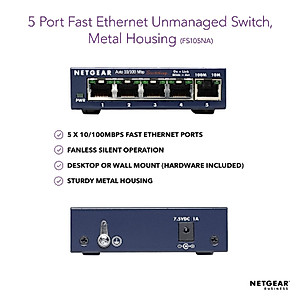 NETGEAR JFS524-200EUS ProSAFE 24 Port 10/100 Fast Ethernet Switch