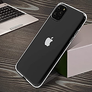 Migeec for iPhone 11 Pro Max Case Shockproof Protective Case Soft Phone Clear Case 6.5 inch