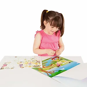 Melissa & Doug Reusable Sticker Pad: Princess Castle - 200+ Stickers And 5 Scenes