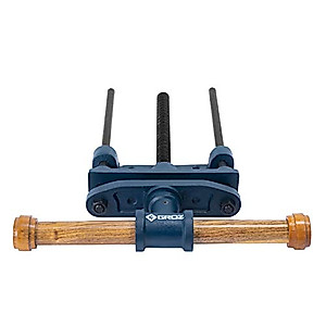 Groz 7-inch Woodworking Front Vise | Cast Iron Body and Socket | Quality Wood Handle | Exceptionally Sturdy | Perfect for Professional Craftsmen and Woodwork Studios (39020)