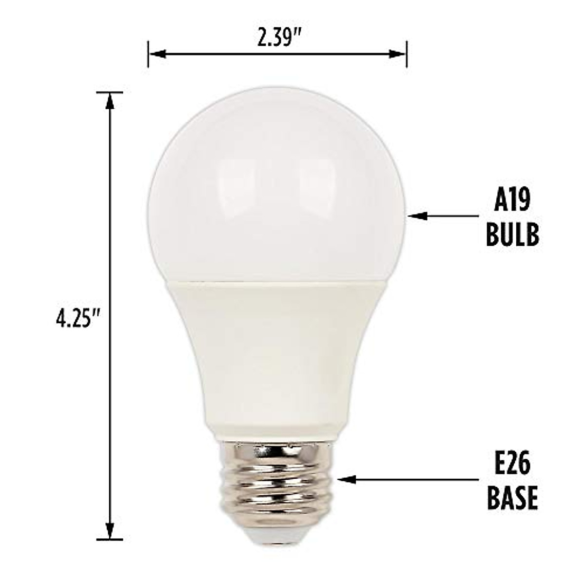 Westinghouse Lighting 5229000 14 Watt (100 Watt Equivalent) A19 Daylight LED Light Bulb, Medium Base, Clear