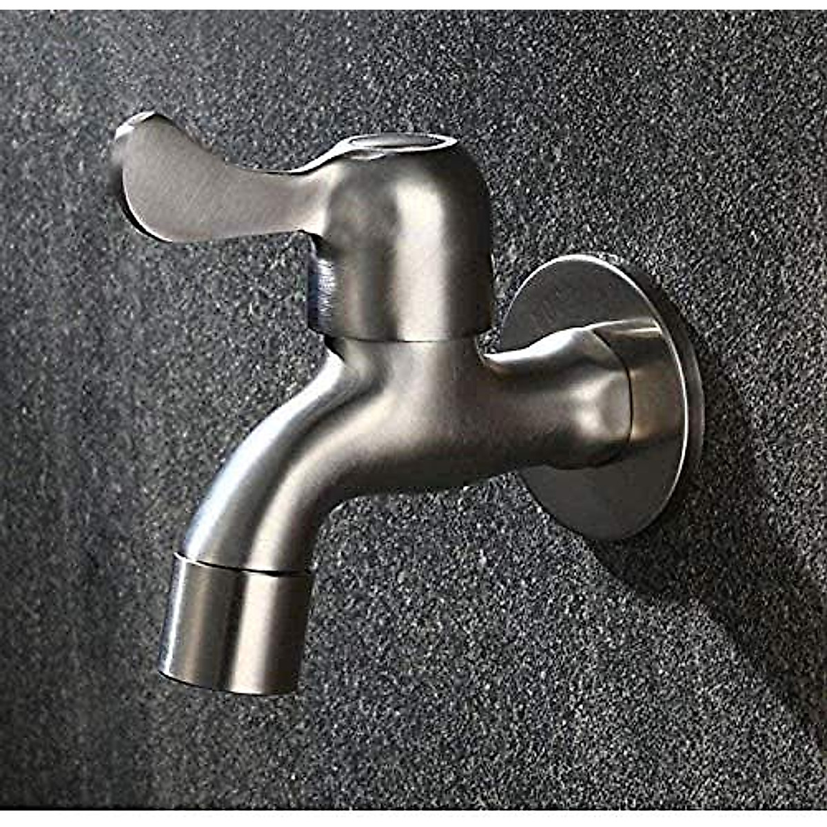 NZDY Faucet Stainless Steel Washing Hine Mop Pool Sink G1/2 Quick Opening Water Nozzle for Outdoor Garden