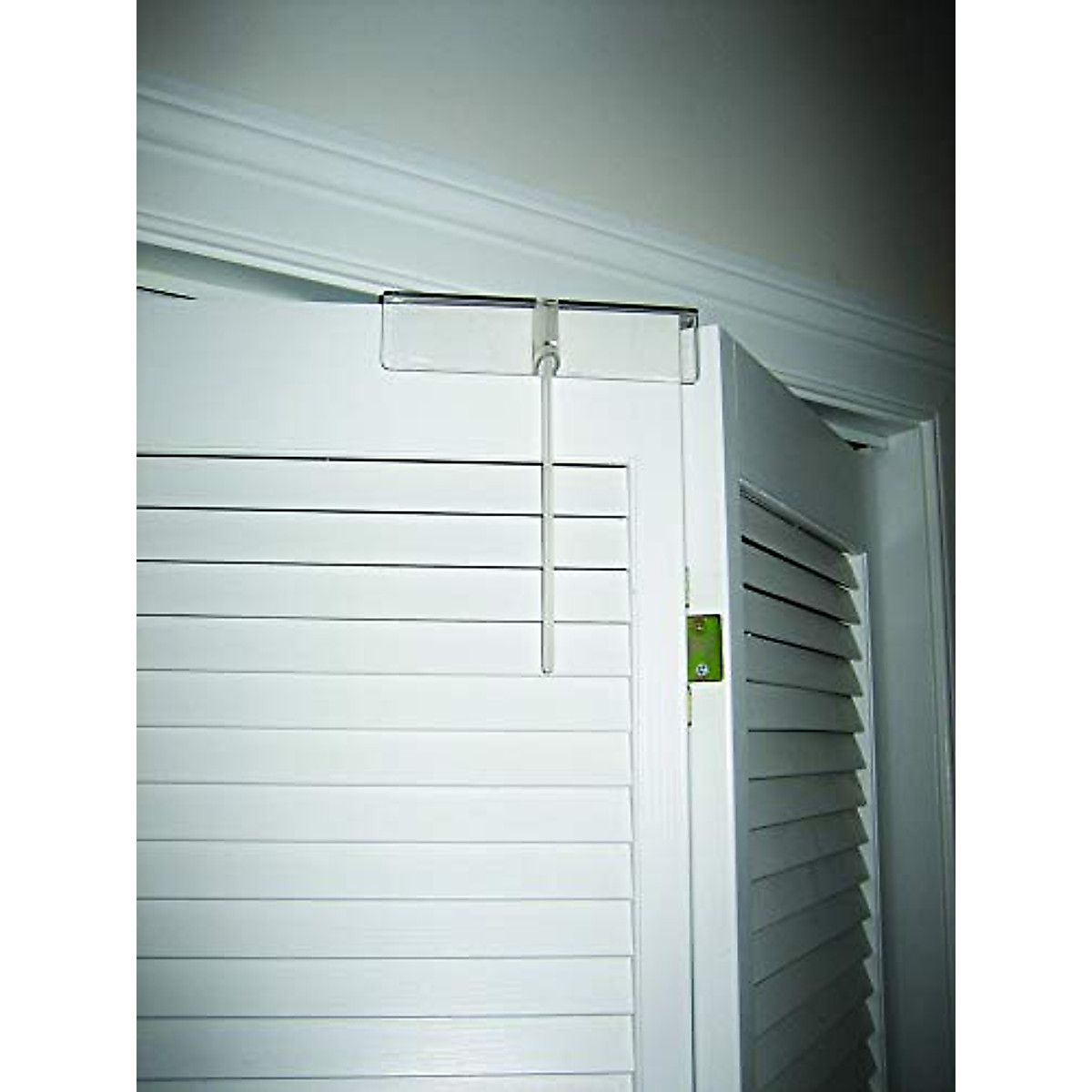 Safety Innovations Complete Deluxe Bi-fold Door Lock - (2- Pack) - Fits Doors from 1 1/8" - 1 3/8" Thick - Made from Unbreakable Clear Polycarbonate