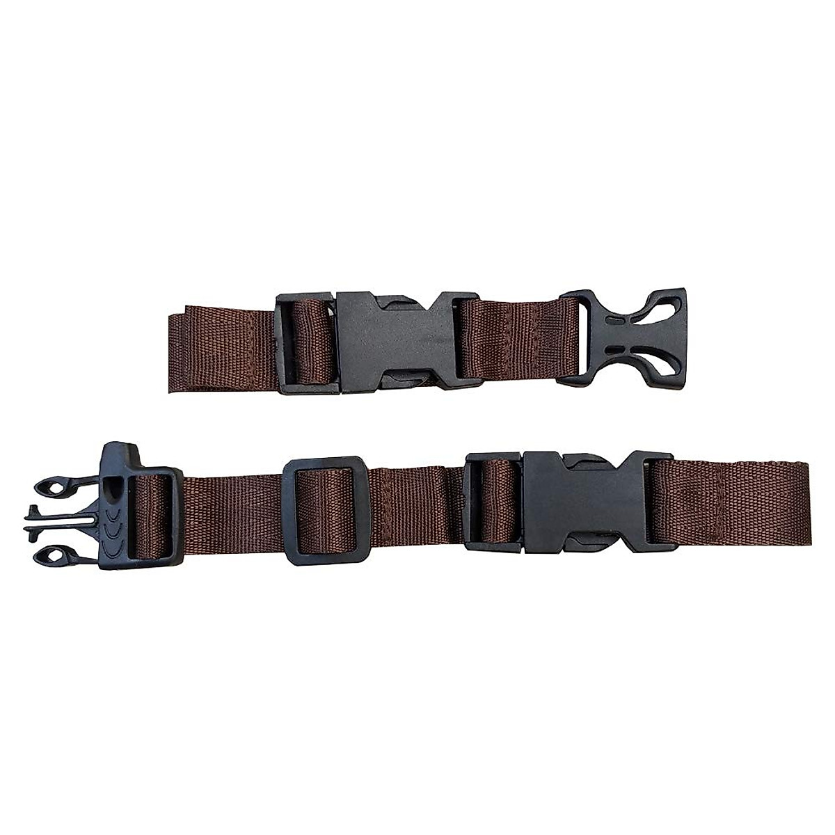 HDHYK Backpack Chest Strap- Nylon - Adjustable Universal (Brown)