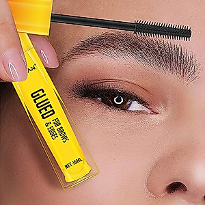 FUNAN Eyebrow Gel,Clear Brow Gel,Glued for Brows & Edges, for Styling Brows,16ml (1 pack)