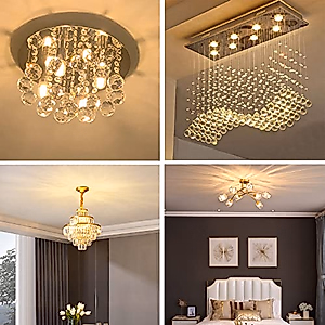 G9 Halogen Bulb 40 Watt 120 Volt Dimmable T4 JCD Type Bi-Pin Base for Chandeliers, Pendants, Cabinet Lights, Landscape Lights Replacement, Warm White (10 Pack)