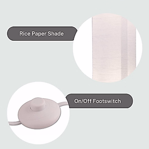 LIGHTACCENTS Honors Color Changing Floor Lamp With Two RGB LED Bulbs And Remote Control - Select From 4 Color Changing Modes. The Remote also has a built-in dimmer.