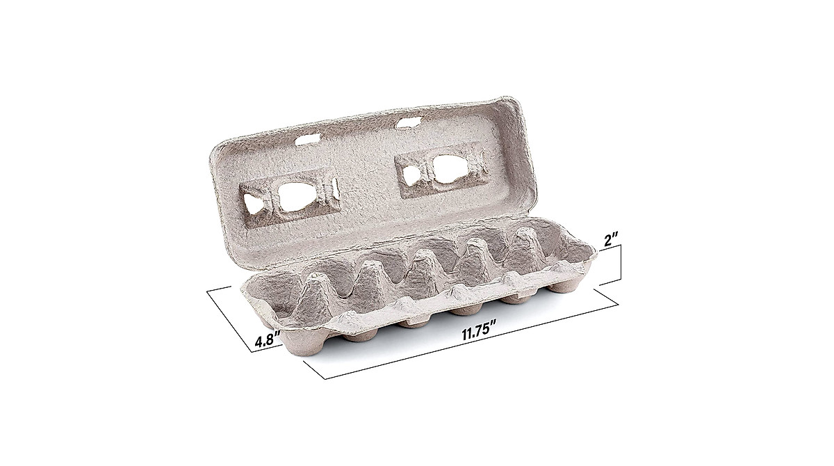 Durable Biodegradable Egg Cartons - Store Up to 30 Eggs