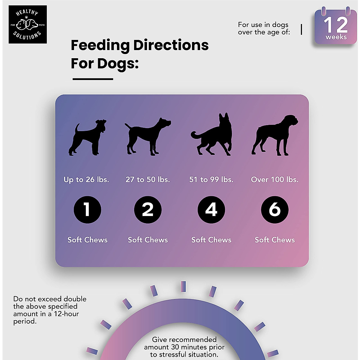Calming Chews for Dogs - Dog Calming Treats for Anxiety & Stress Relief with Melatonin and Ginger - Aid with Storms, Grooming, Fireworks, Separation, Travel, Motion Sickness, & Sleep - 120 Chews