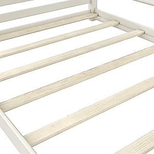 DHP Phoenix Full-Over-Full Floor Bunk Bed, White