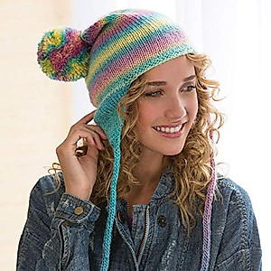 RED HEART Unforgettable yarn, Red Sea