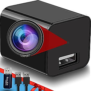 LEXPERT Spy Camera Charger - Hidden Camera - Premium Pack - HD 1080P - Best Mini Spy Camera - USB Charger Camera - Secret Camera - Nanny Cam - Small Cameras for Spying - Surveillance Camera Full HD