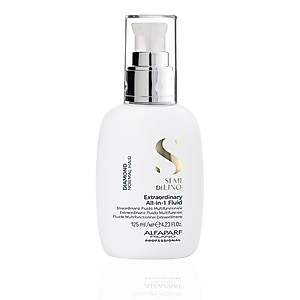 Alfaparf Milano Semi Di Lino Diamond Extraordinary All-in-1 Fluid - Detangles, Protects, Softens, Smooths, Controls, Seals Hair - Professional Salon Quality - 4.23 Fl Oz