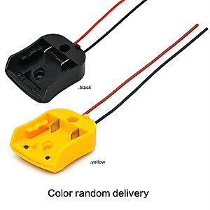 IRONFACE Adapter for DEWALT 12v Max Battery, Power Connector,Power Tool Battery Converters,Color Random（Black or Yellow）