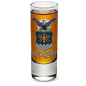 Erazor Bits US Air Force USAF Air Force USAF Missle Glass with Logo Shooter Shot Glass with Logo (2oz)