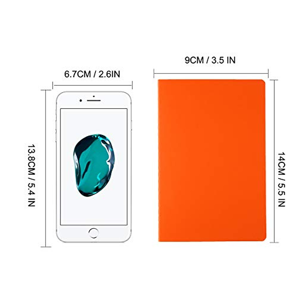 XYark Small Pocket Colorful Notebook Journal Bulk, College Ruled Lined Paper, Travel Journal Set for Traveler, Kids, Students and Office, Writing Diary Subject Notebooks, 3.5×5.5 inch, 12 Pack