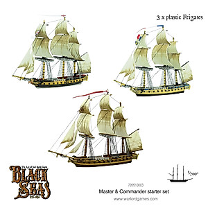 Master & Commander Starter Set by Warlord Games - Black Seas The Age of Sail Game for 2 or More Players Using Miniatures