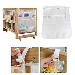 Breathable Mesh Nursery Diaper Organizer Storage Bag Diaper Caddy for Baby's Essentials