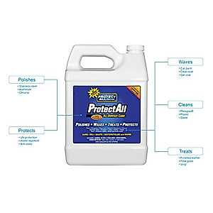 Protect All 62010 All Surface Cleaner with 1 gallon Refill Jug,White