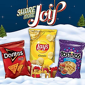 Ruffles Potato Chips, Variety Pack, 1 Ounce (Pack of 40)