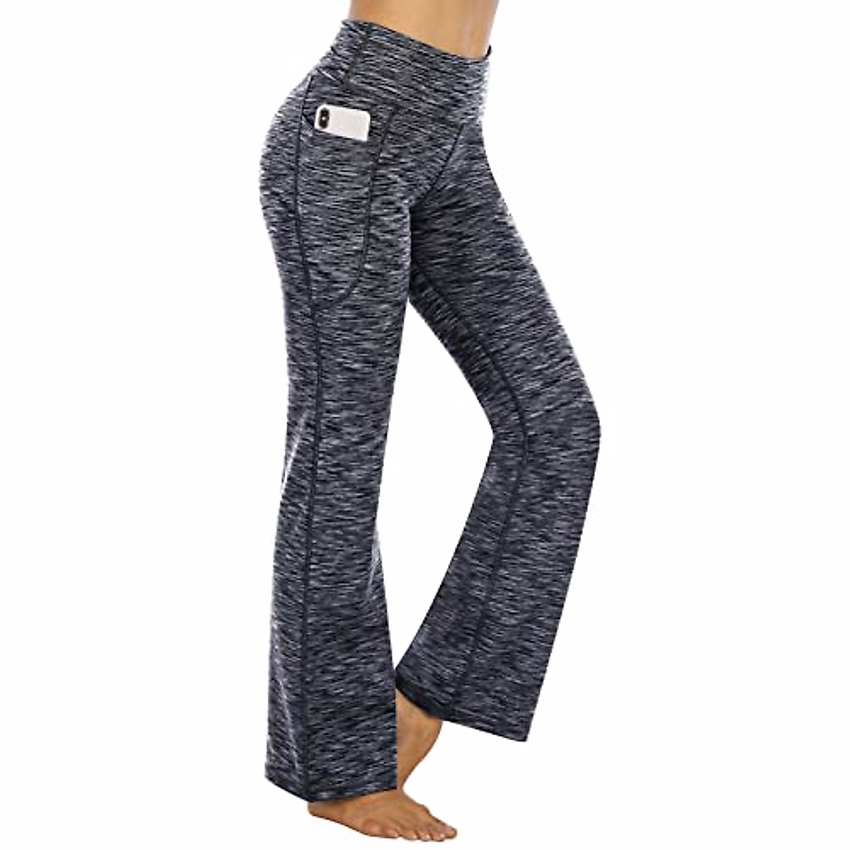 Heathyoga Women's Yoga Pants Bootcut Yoga Pants with Pockets for Women Bootleg High Waisted Yoga Pants Dress Pants