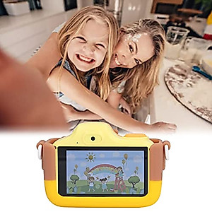 Pssopp Children's Camera Portable Rechargeable Digital Camera Touch Screen Camera Toys Gifts for Children Boys Girls